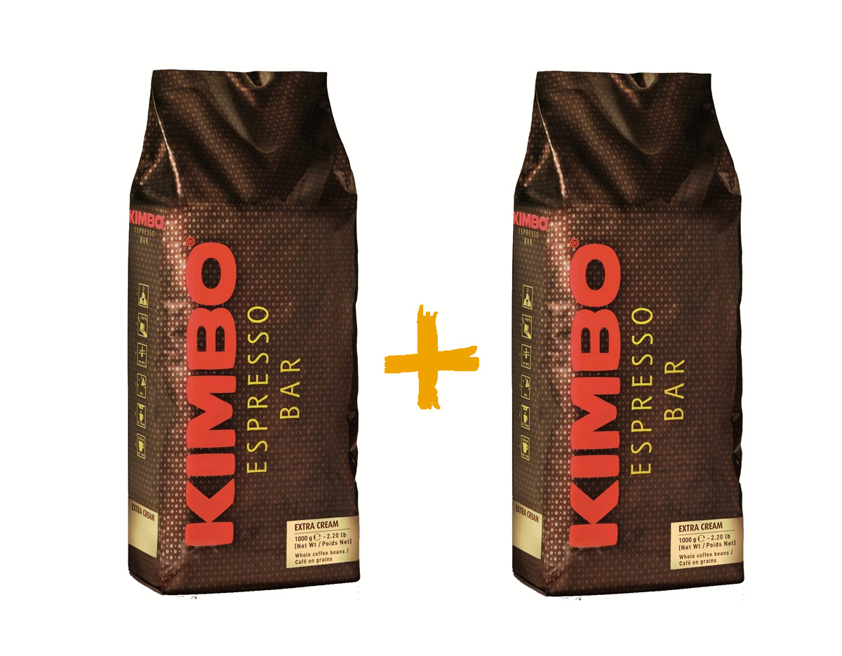 Pack 2 Kg Kimbo Espresso Extra Cream Café Italiano 100% - Nos gusta el ...
