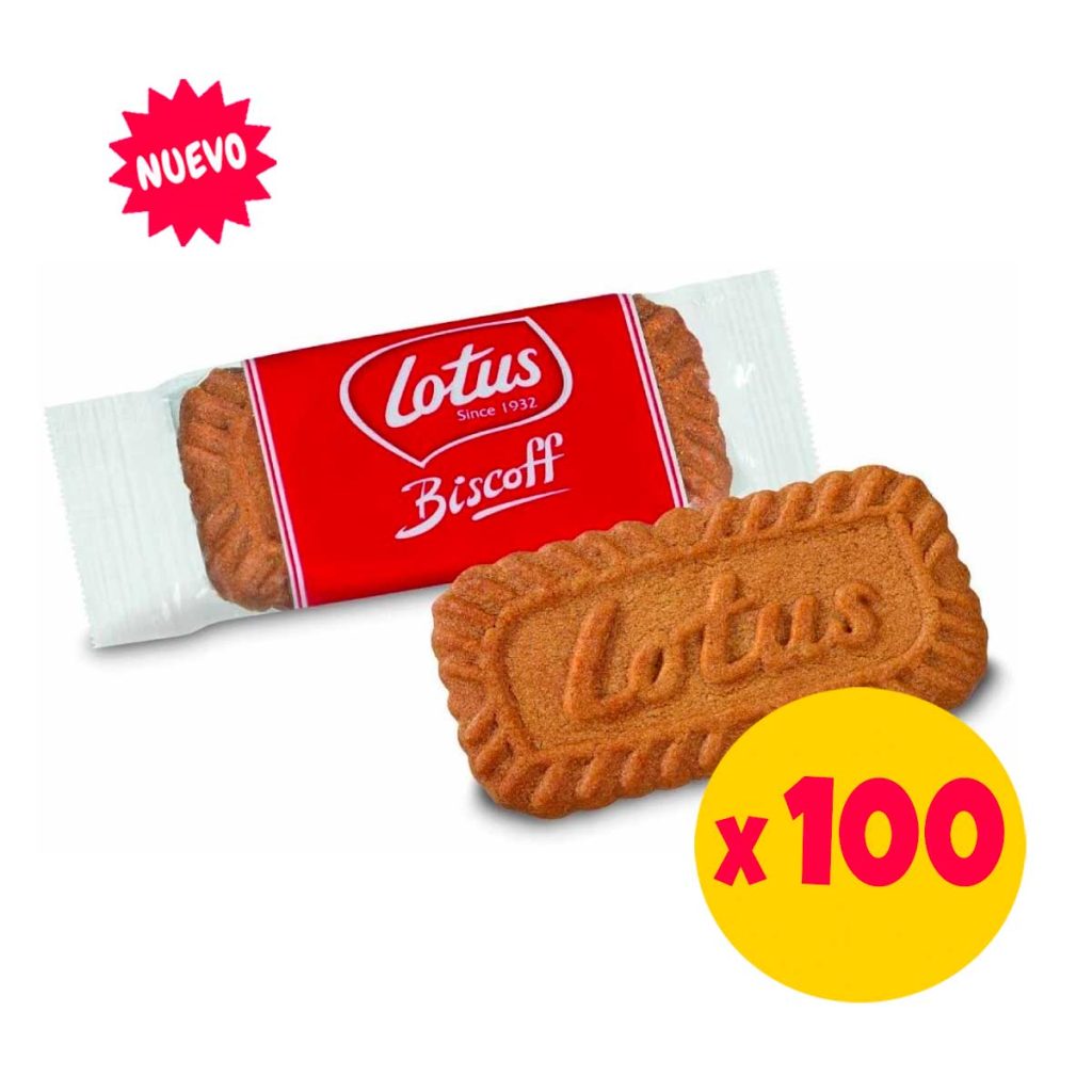 Pack 100 galletas individuales Lotus Biscoff caramelizadas - Nos gusta ...