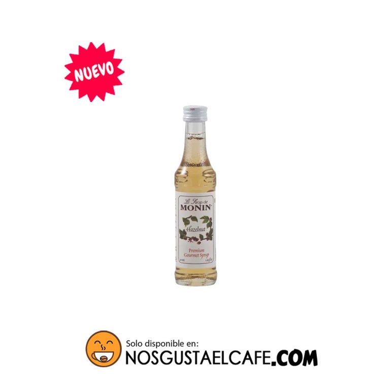 Mini Syrup saborizante Monin Avellana 50 ml - Nos gusta el café Chile ☕